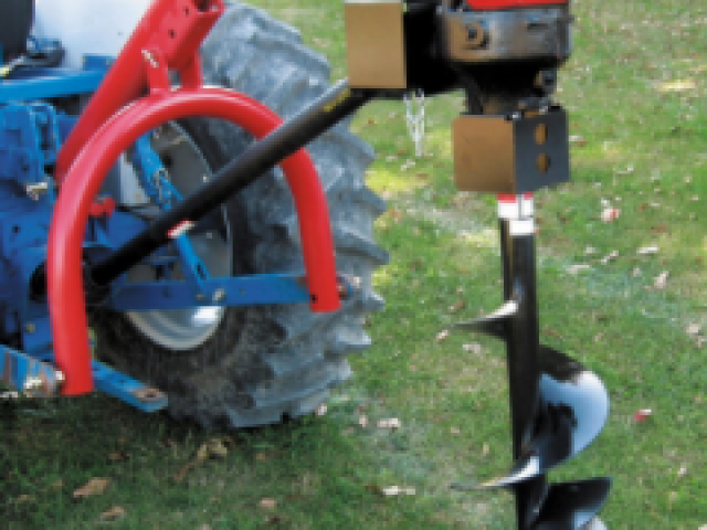 Bush hog post hole digger store